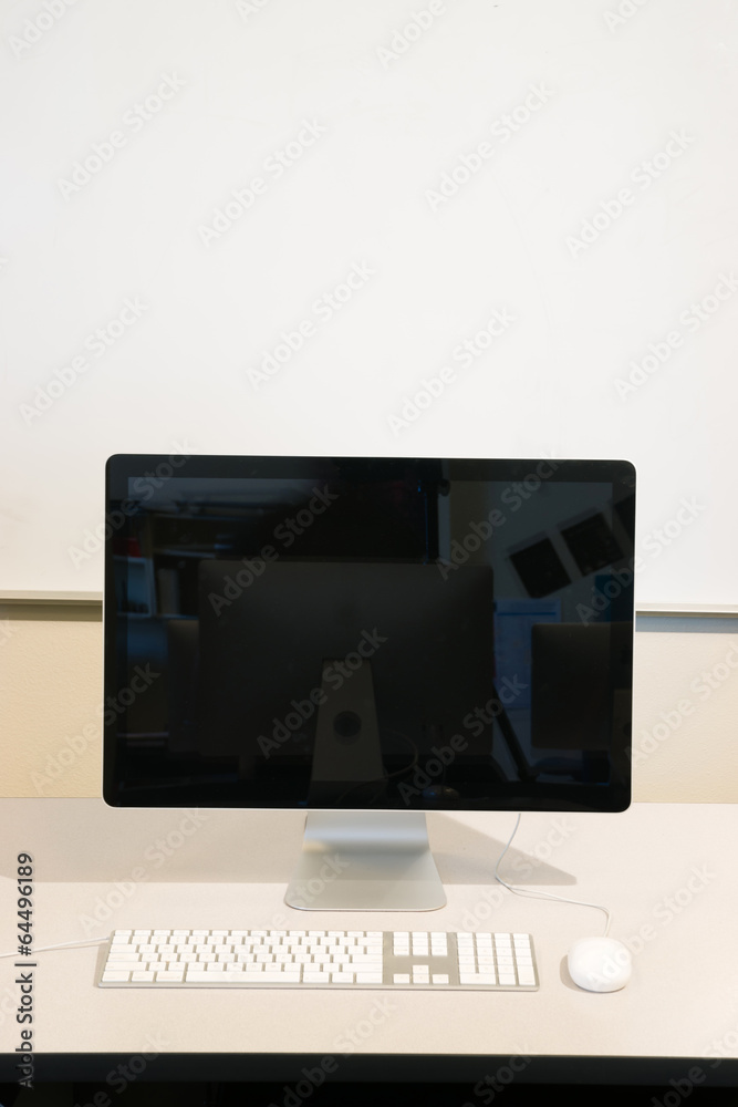 Computer Lab College Campus Lecture Hall Dry Erase Board Monitor Stock ...