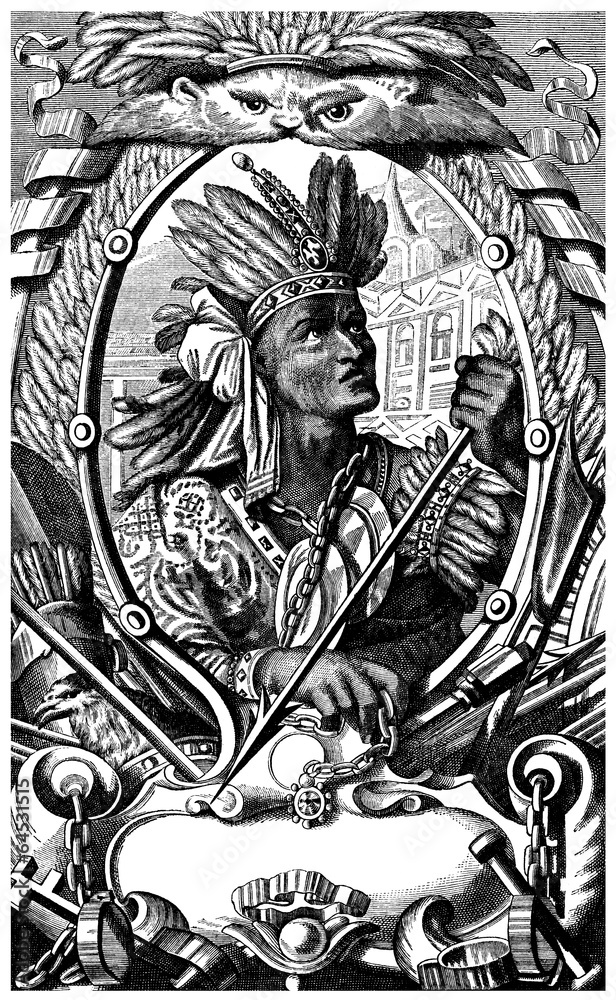 Atahualpa : last Inca King - 16th century Stock Illustration | Adobe Stock