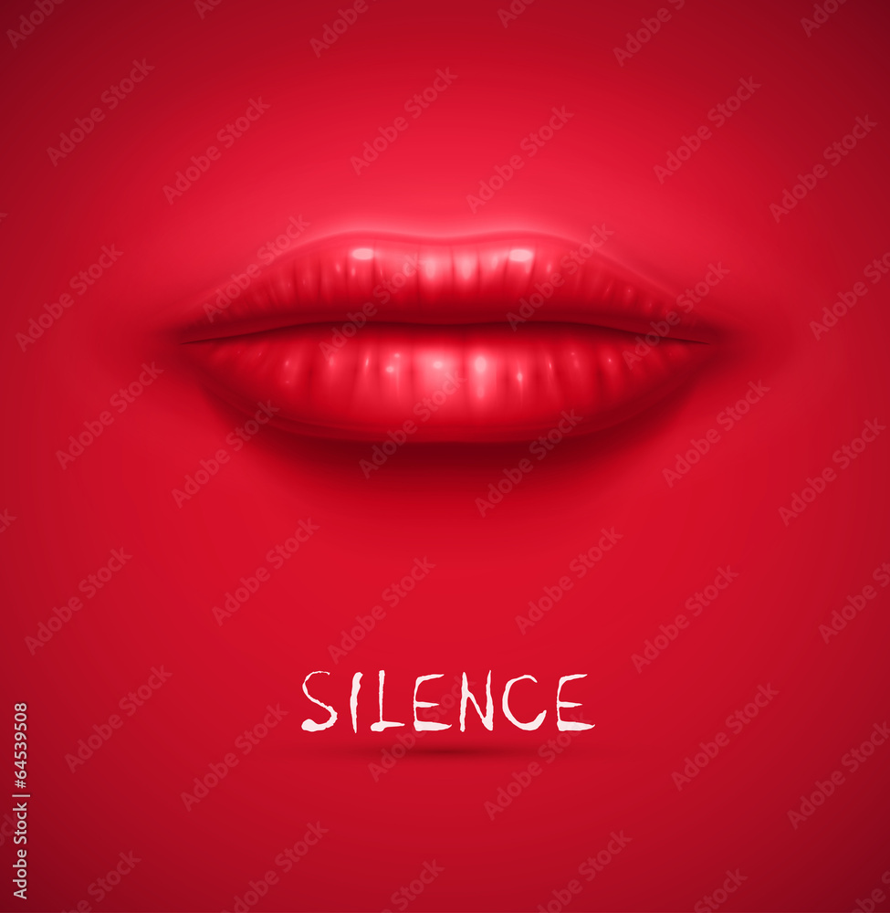 Silence background Stock Vector | Adobe Stock
