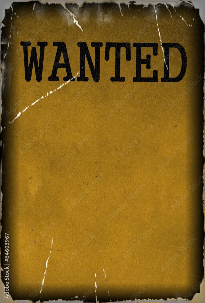 vintage wanted poster template Stock Illustration | Adobe Stock