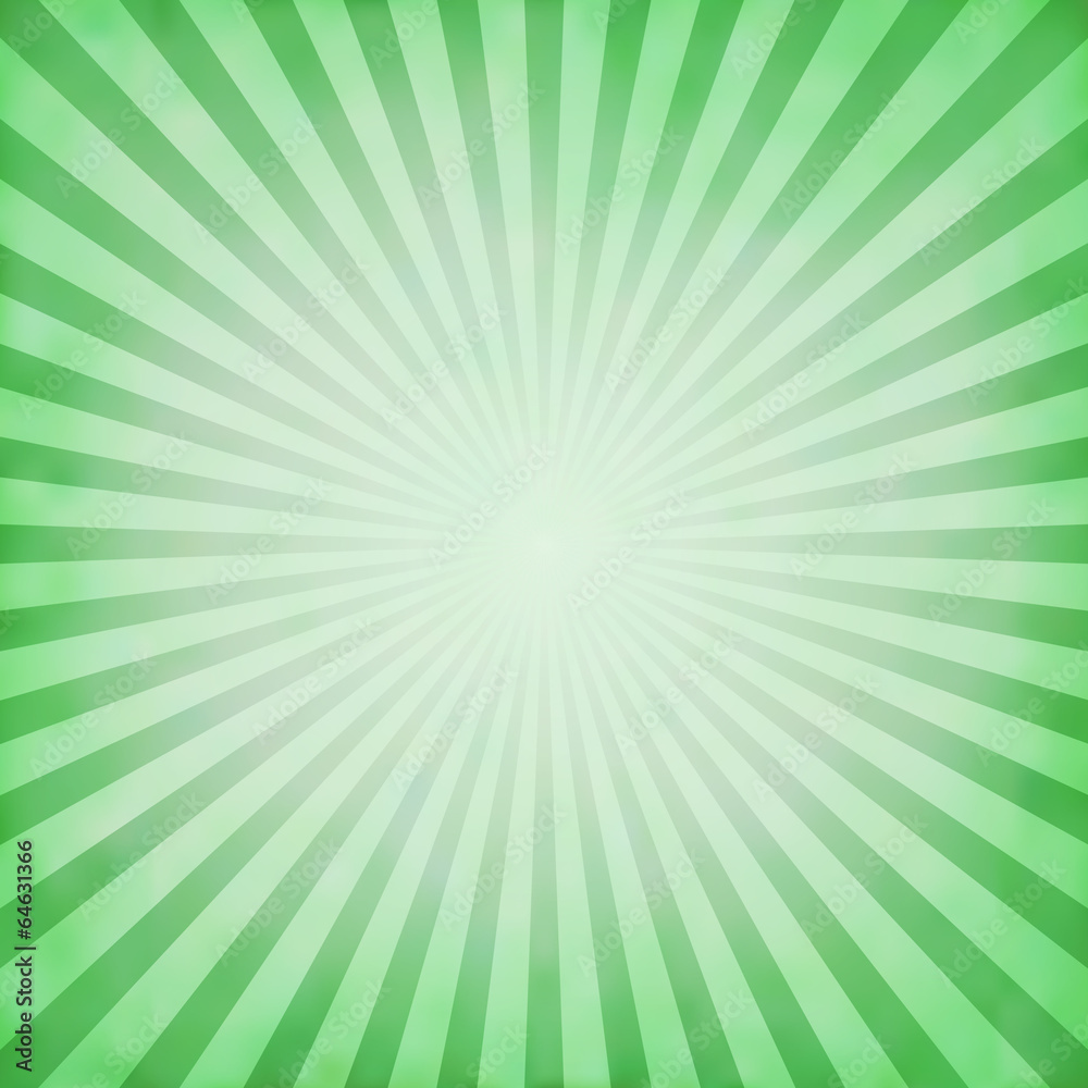 Green rays background Stock Vector | Adobe Stock