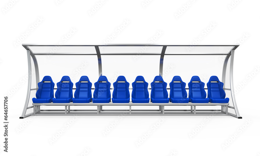 Soccer Player Bench Stock-Illustration | Adobe Stock