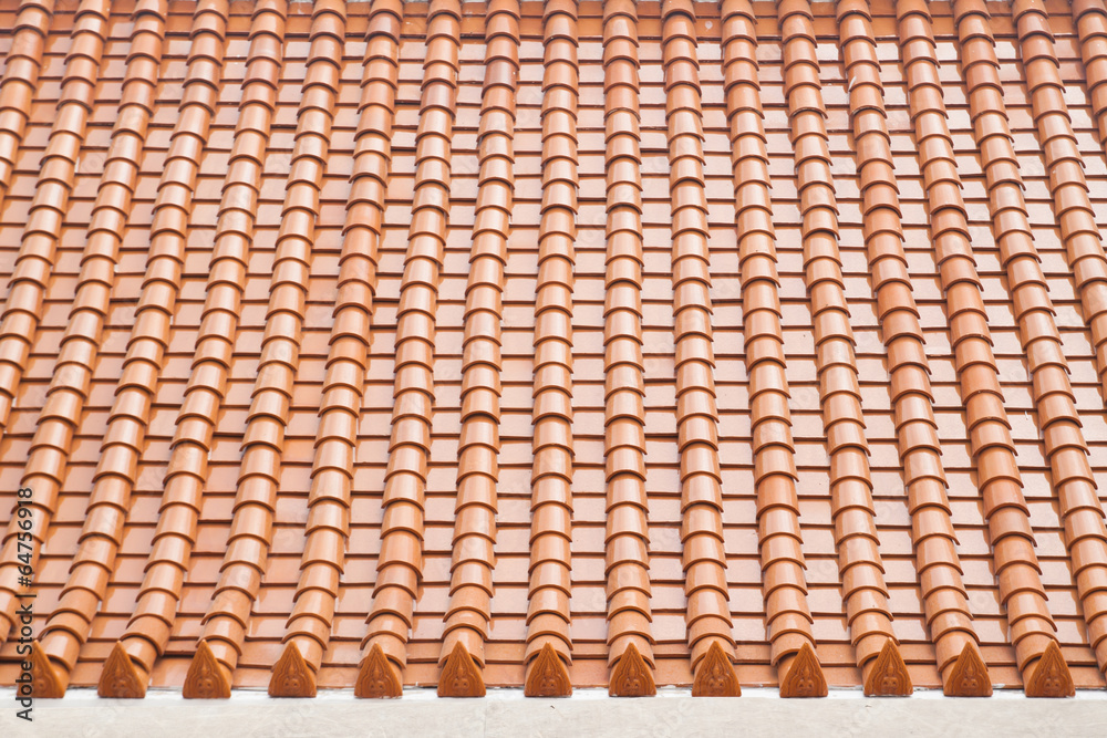 texture of roof, texture of brown rooftop in temple Stock Photo | Adobe ...