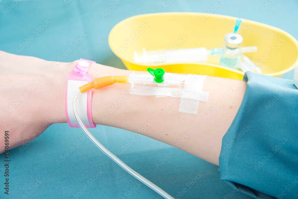 Intravenous injection, drip of medicinal product Stock Photo | Adobe Stock