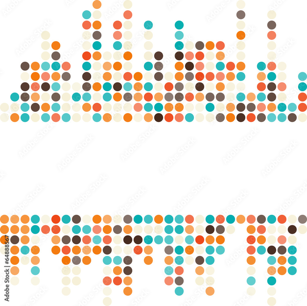 Abstract dotted background Stock Vector | Adobe Stock