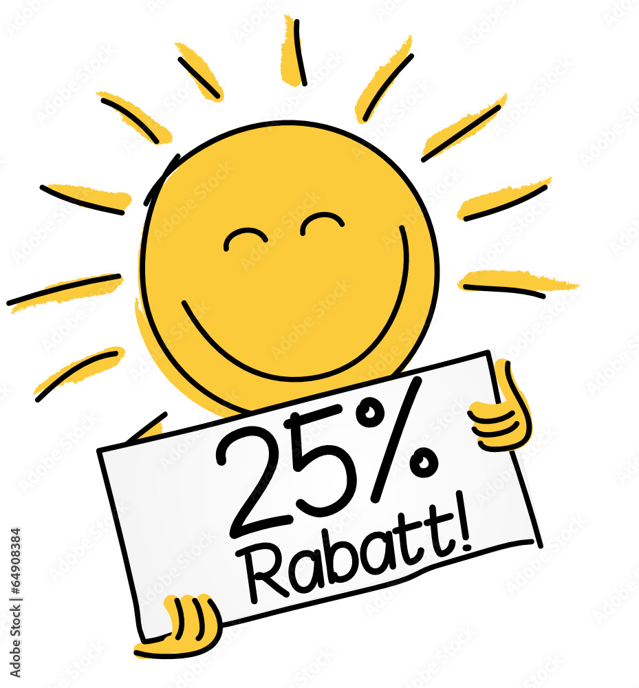 25 % Rabatt Stock Vector | Adobe Stock
