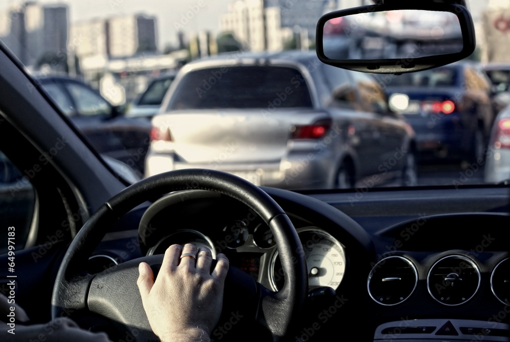 Rush hour - long and slow time home Stock Photo | Adobe Stock