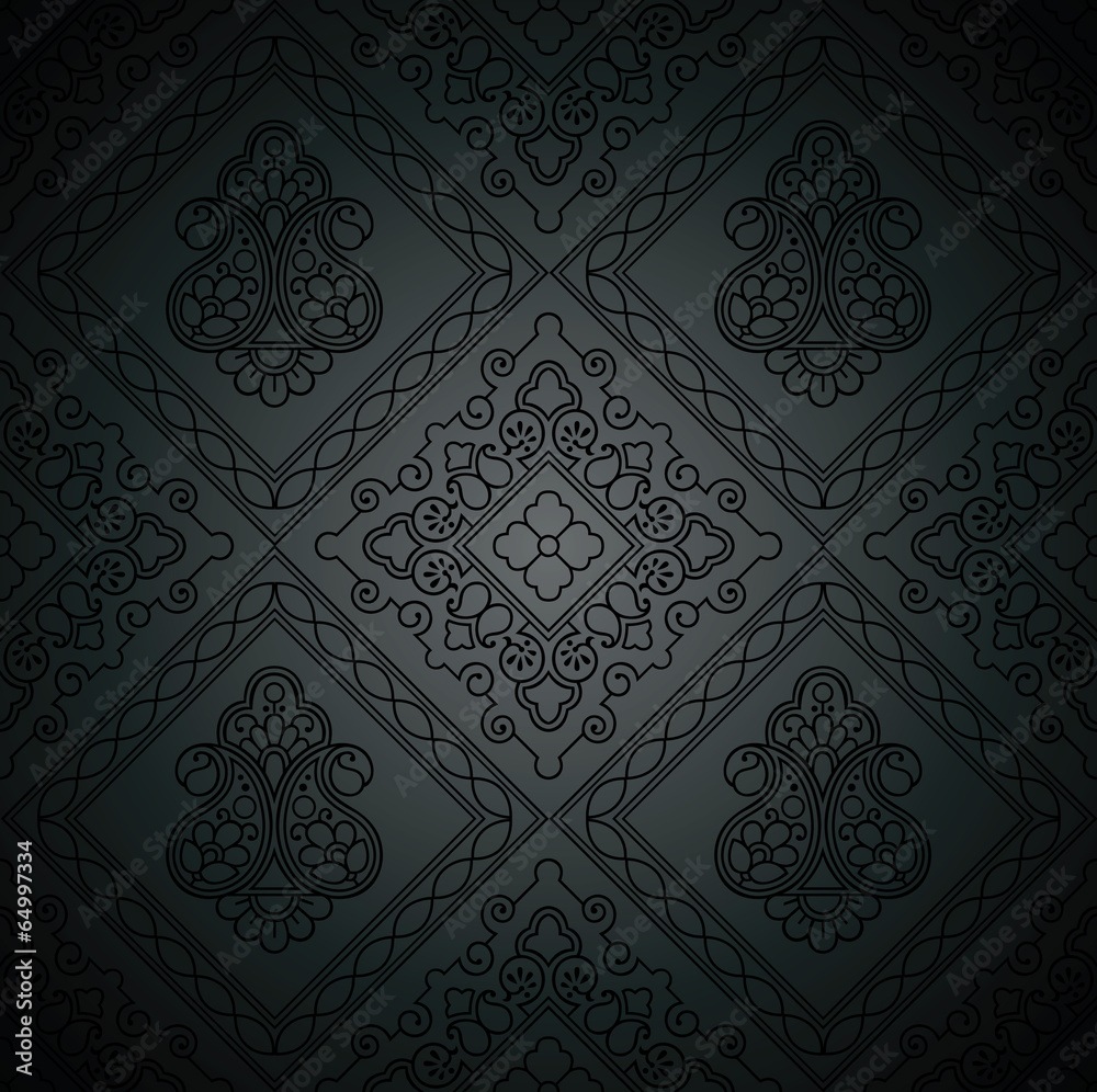 Royal seamless wallpaper Stock Vector | Adobe Stock