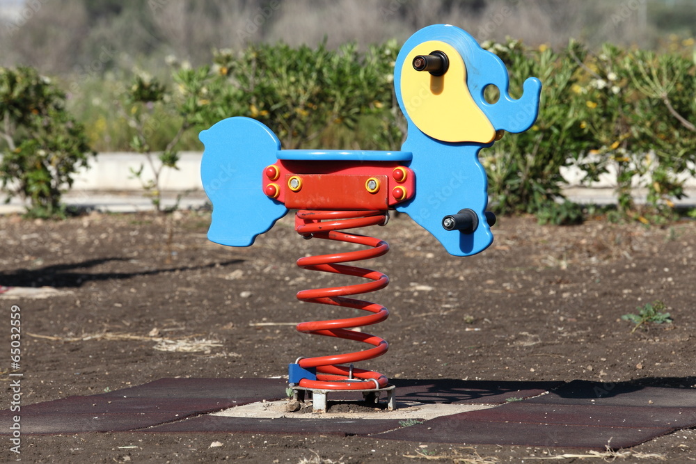 Dondolo a molla Stock Photo | Adobe Stock