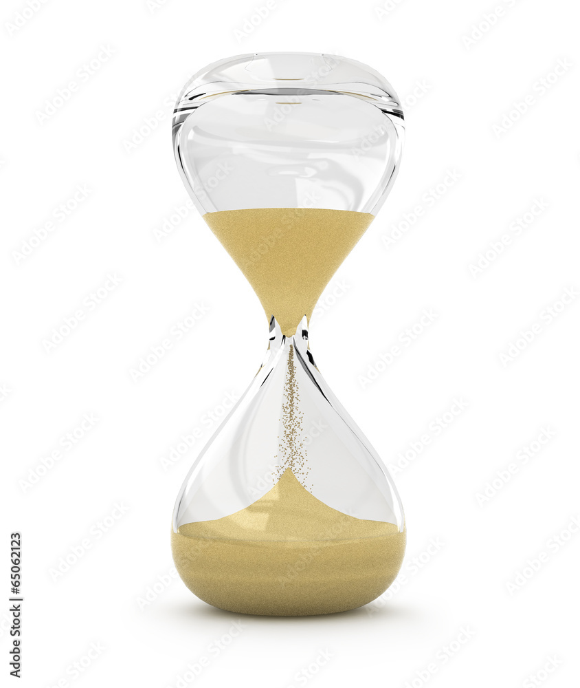 hourglass, sandglass, sand timer, sand clock isolated Stock Illustration | Adobe Stock