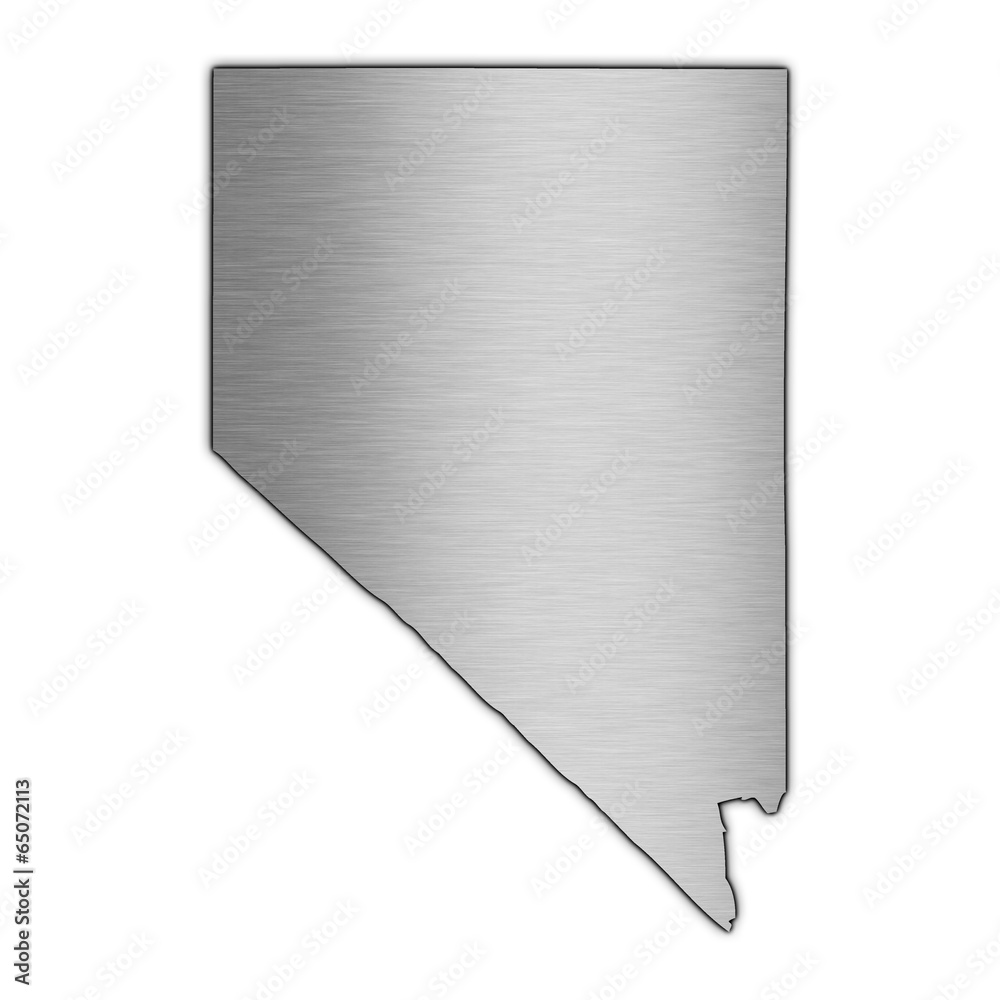 High detailed vector map - Nevada. Stock Illustration | Adobe Stock