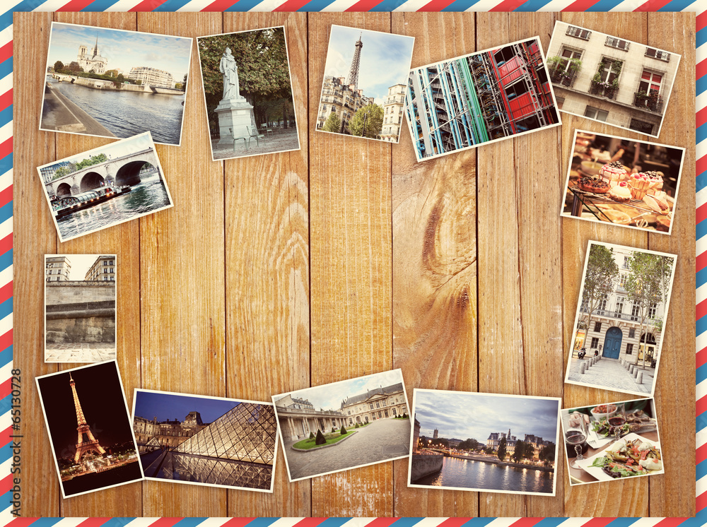 Travel Collage Background