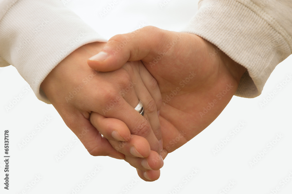 Hand in Hand Stock-Foto | Adobe Stock