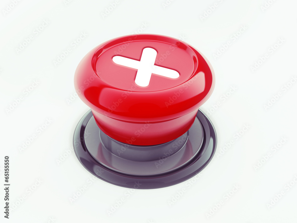 Wrong Button Stock Illustration | Adobe Stock