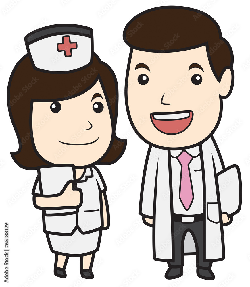Doctors And Nurses Cartoon