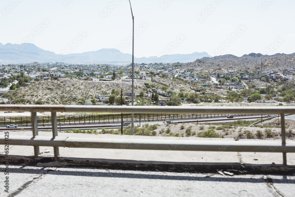 El Paso cityscape from the freeway Stock Photo | Adobe Stock