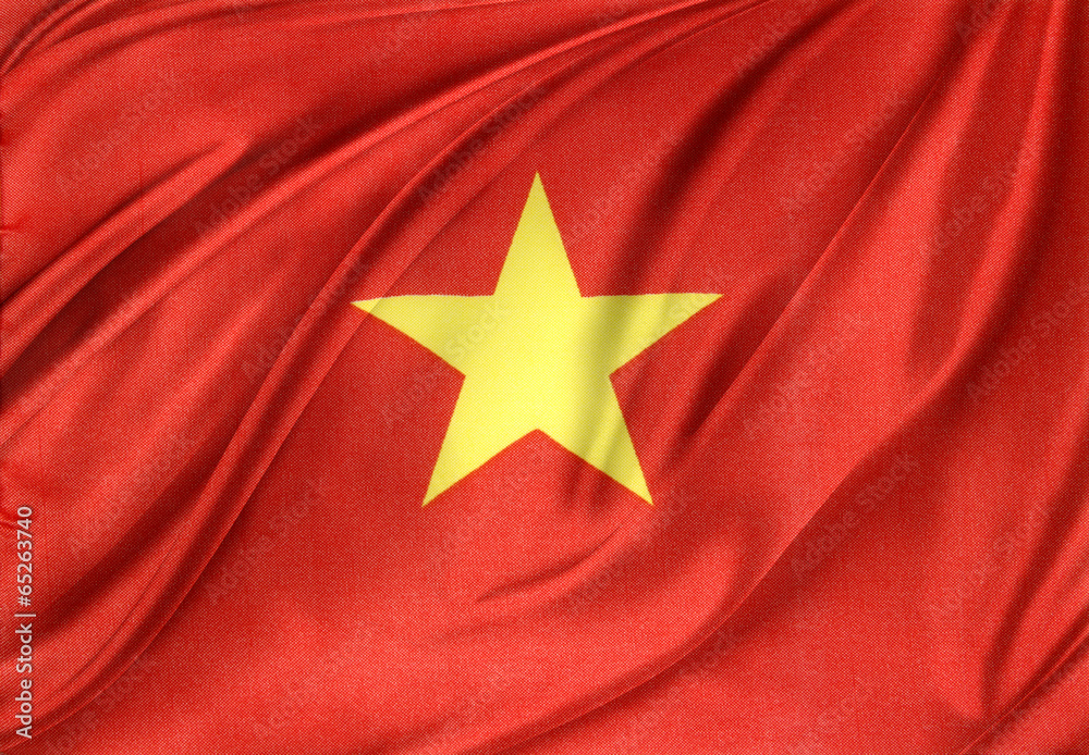 Vietnamese flag Stock Photo | Adobe Stock