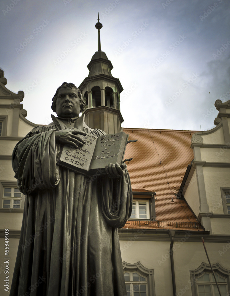 Martin Luther in Wittenberg Stock Photo | Adobe Stock