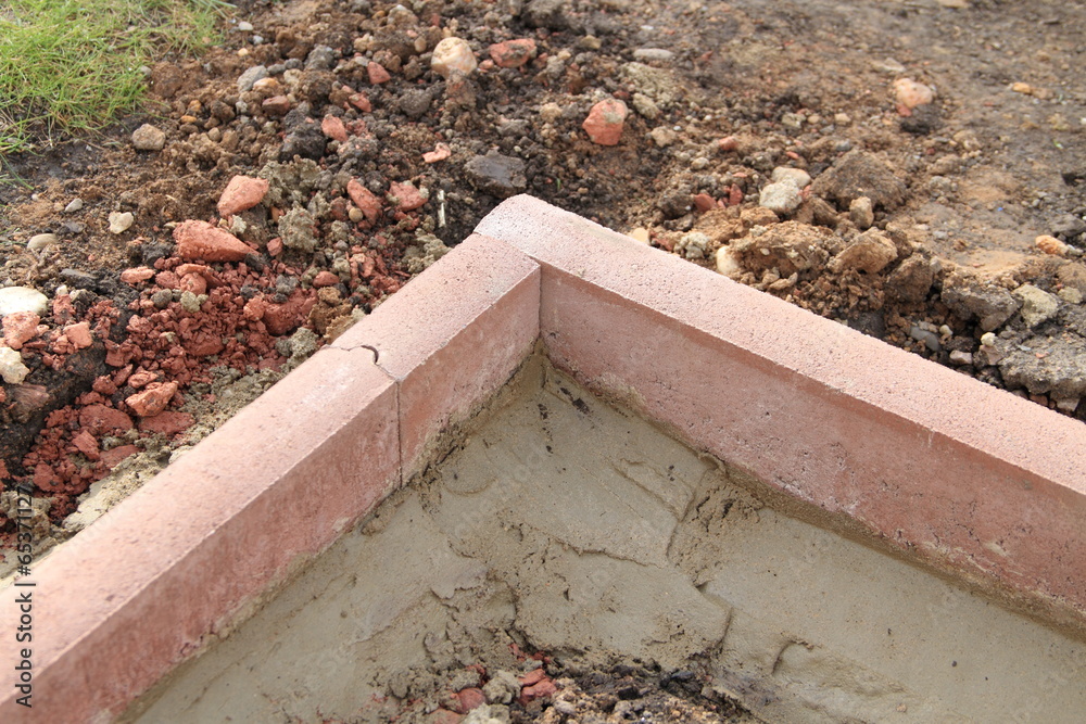 Randsteine Stock-Foto | Adobe Stock