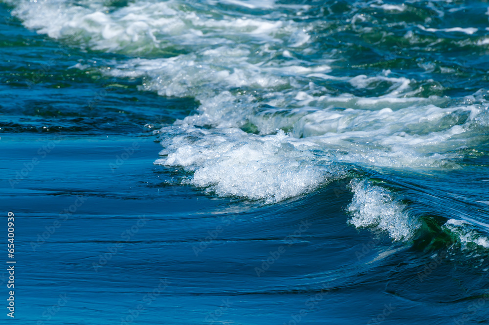 Meer, Wasser, Wellen, Sog, maritim Stock-Foto | Adobe Stock