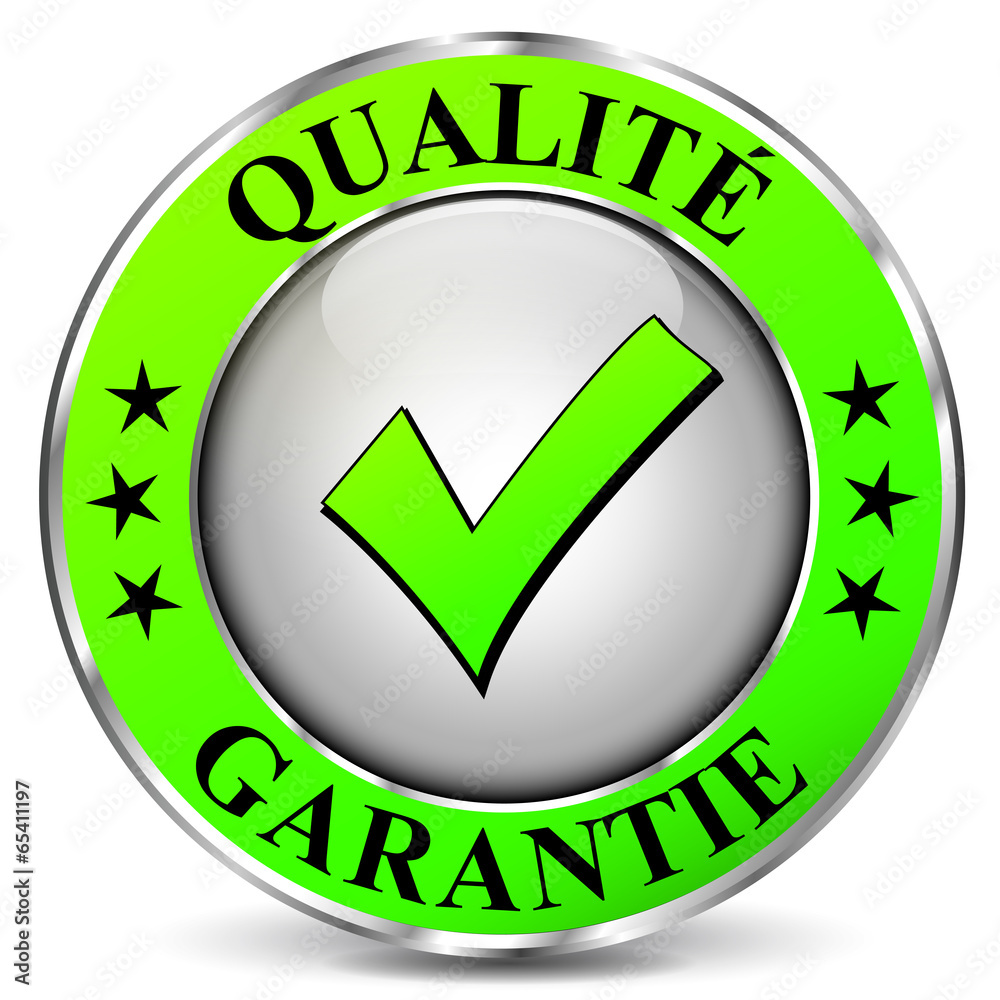 Vecteur Stock Icône qualité garantie | Adobe Stock
