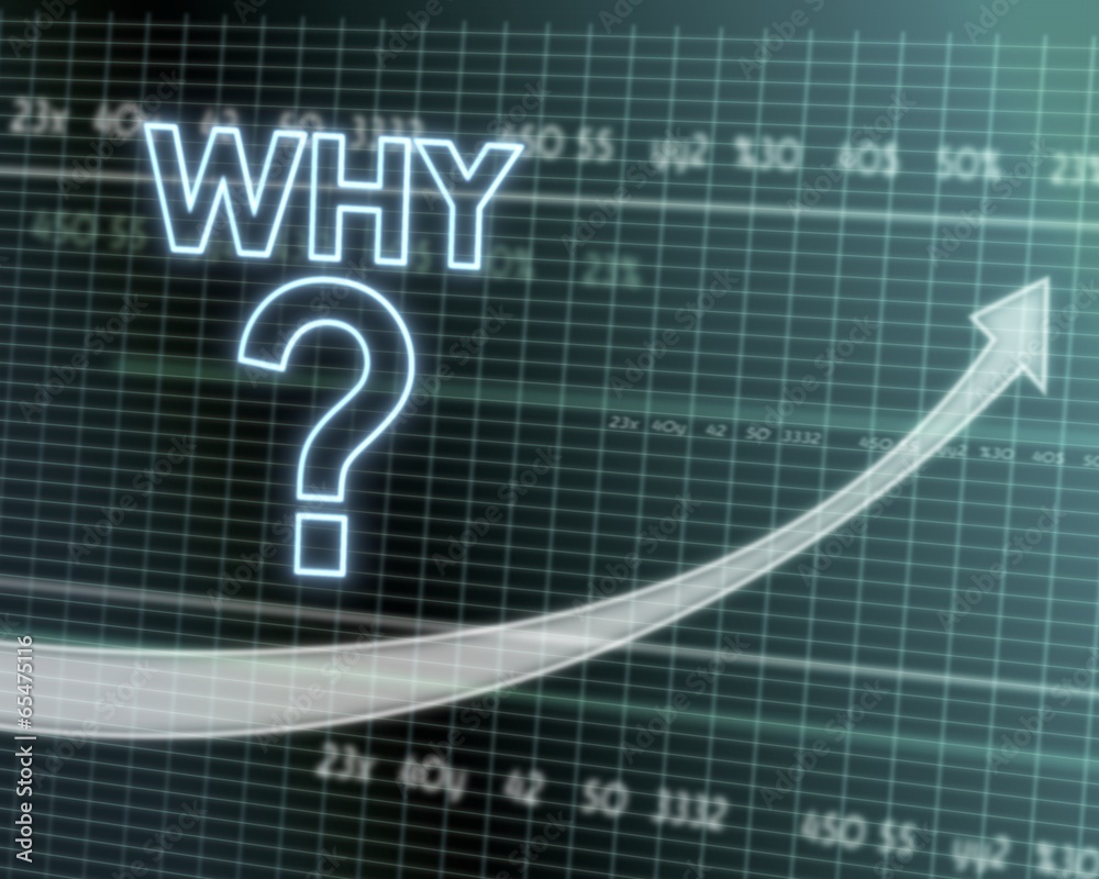 why symbol on stock market graph Stock Illustration | Adobe Stock