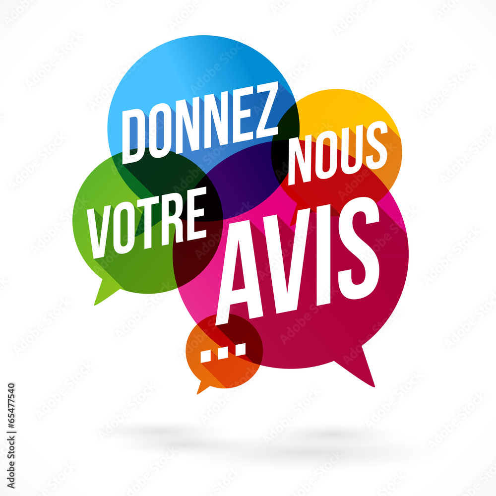 Donnez-nous votre avis vector de Stock | Adobe Stock