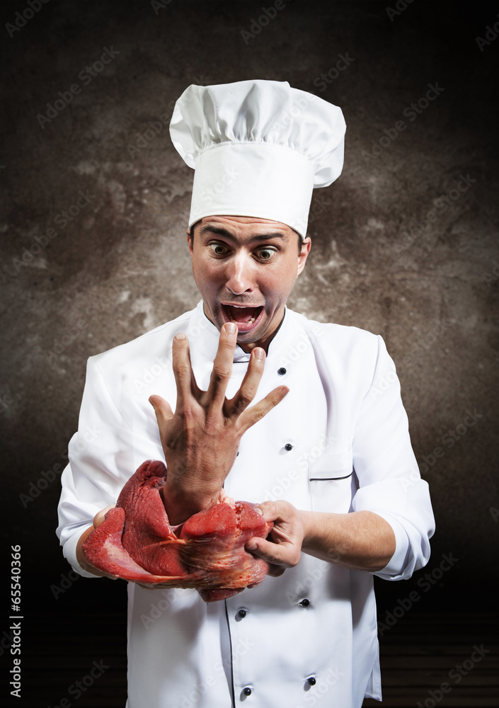 Funny Head Chef