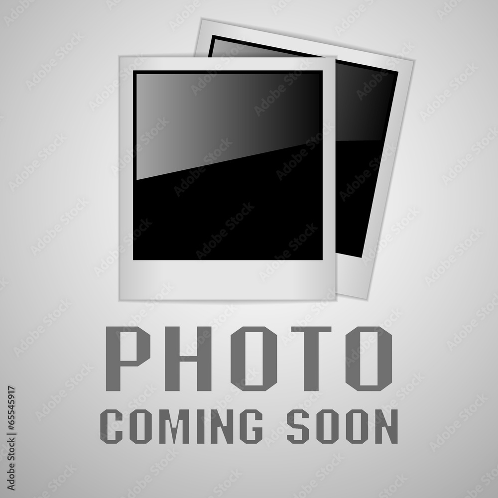 photo coming soon image, vector illustrations Stock Vector | Adobe Stock