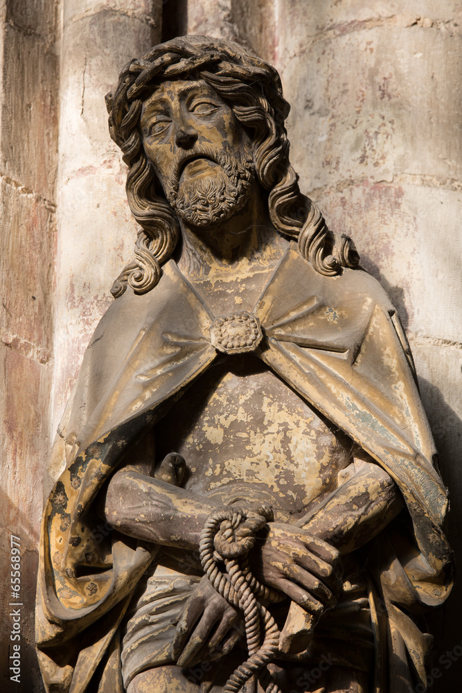 Jesus Christ on Good Friday - statue Stock Photo | Adobe Stock