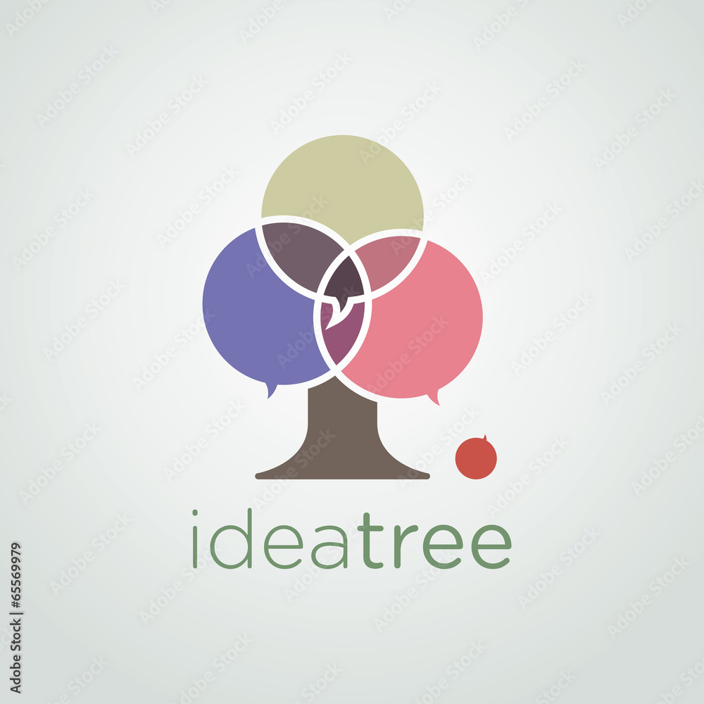 Idea Tree Stock Vector | Adobe Stock