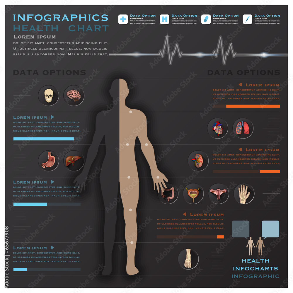 Health And Medical Infographic Infocharts Stock Vector | Adobe Stock