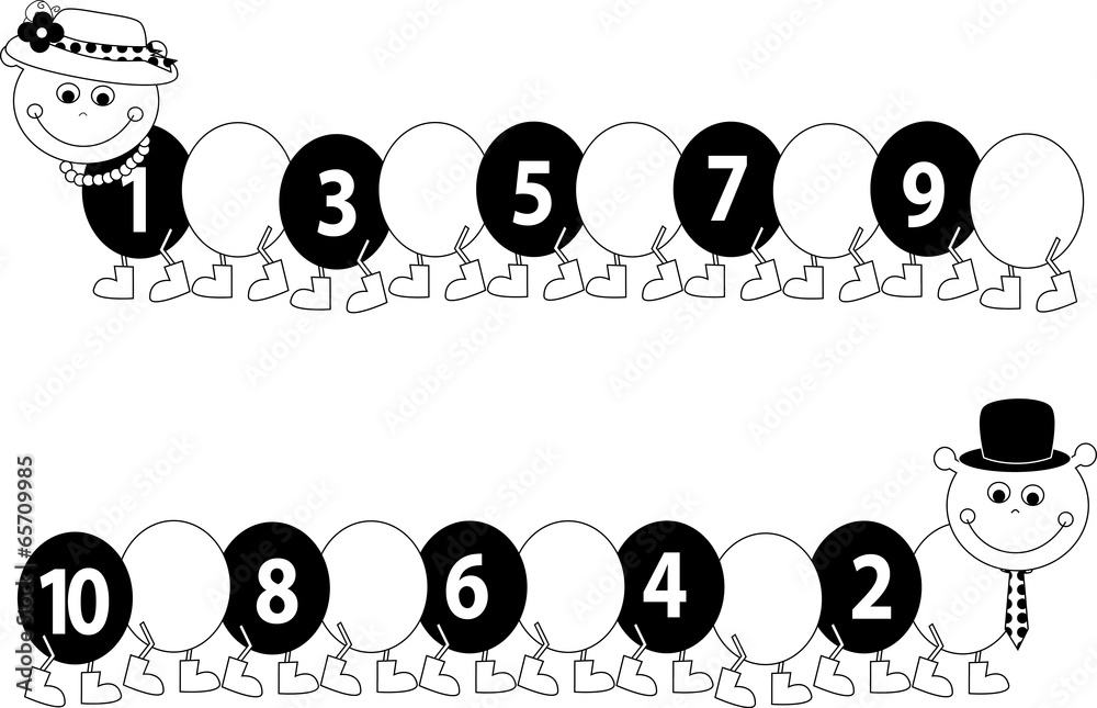 Odd And Even Numbers Clipart For Kids