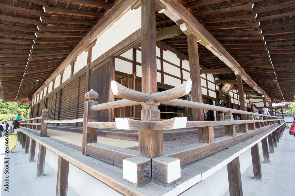 Japan temple, Structure of Japanese temple wood and metal decor ภาพถ่าย ...