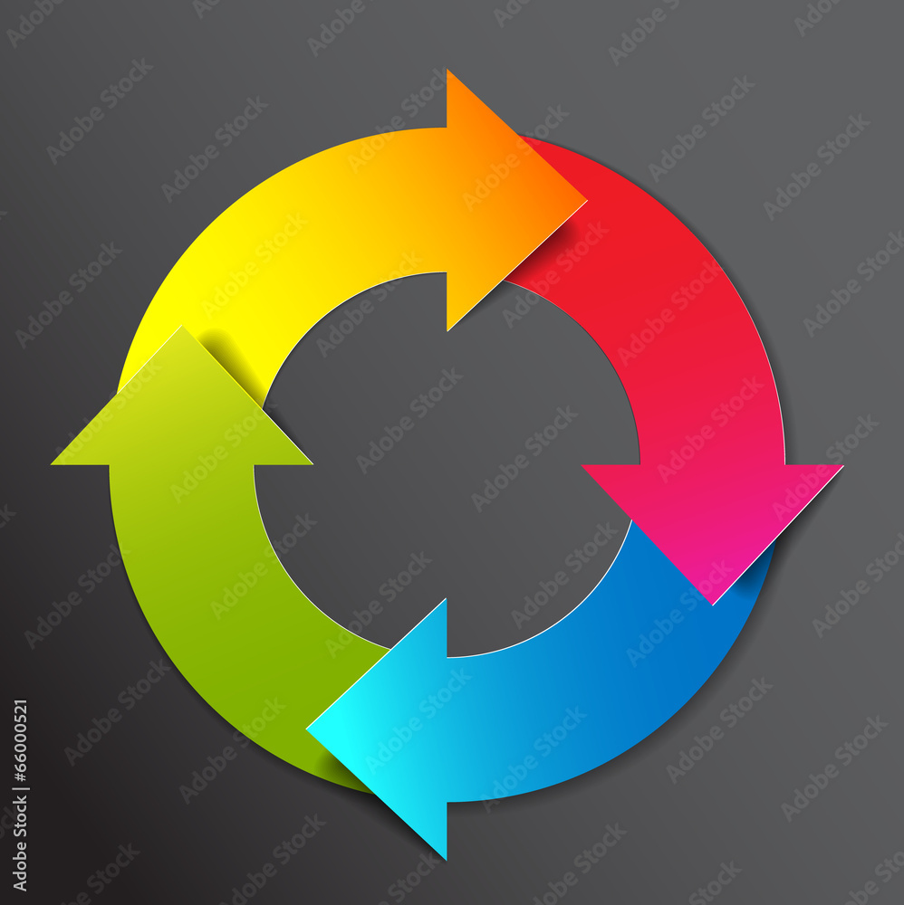 Vector colorful life cycle diagram / schema Stock Vector | Adobe Stock Vector colorful life cycle diagram / schema Stock Vector | Adobe Stock