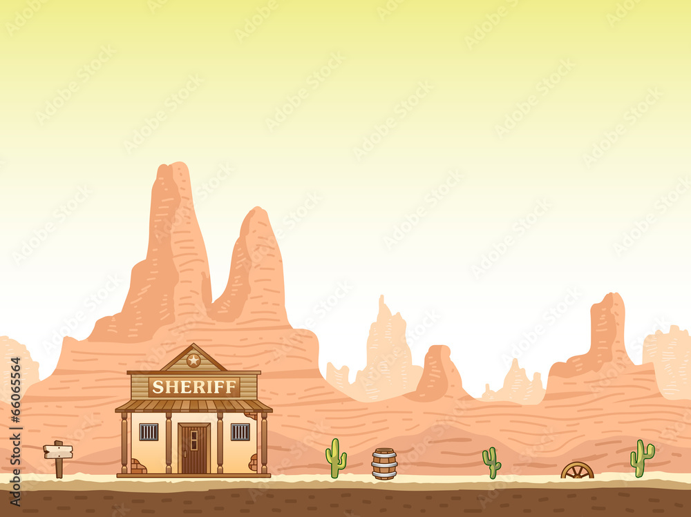 Wild, old west canyon background with sheriff offise Stock Vector ... Wild, old west canyon background with sheriff offise Stock Vector ...