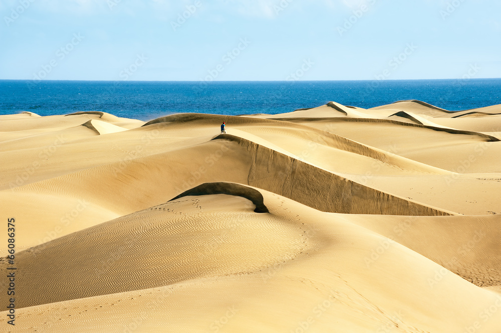Sandy dunes Stock Photo | Adobe Stock