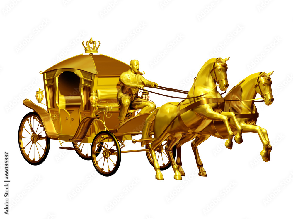 Golden Horse Chariot
