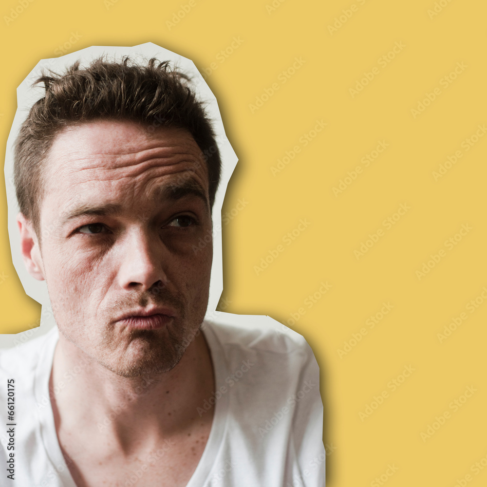 concept homme dubitatif Photos | Adobe Stock