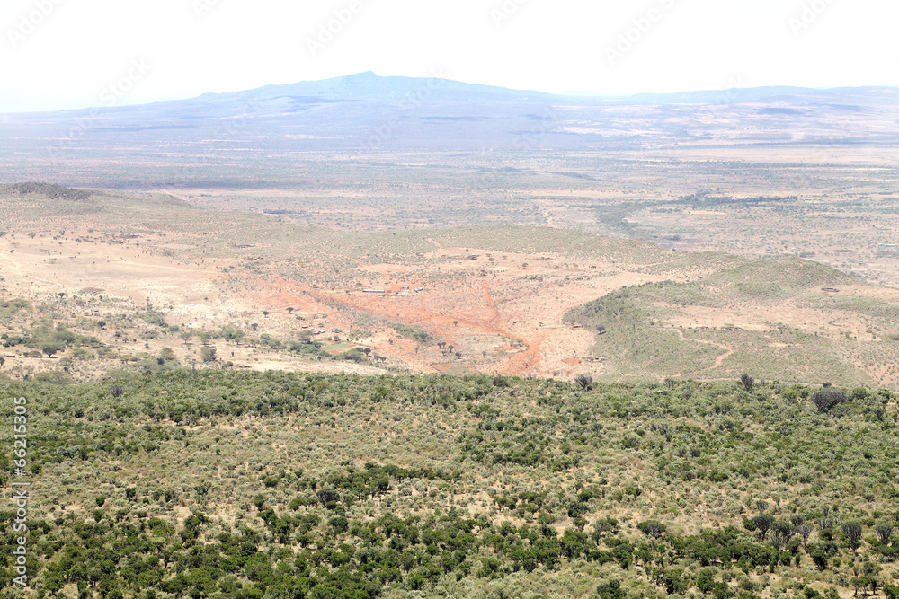 Mt Suswa volcano in the great rift valley of Kenya Stock Photo | Adobe ...