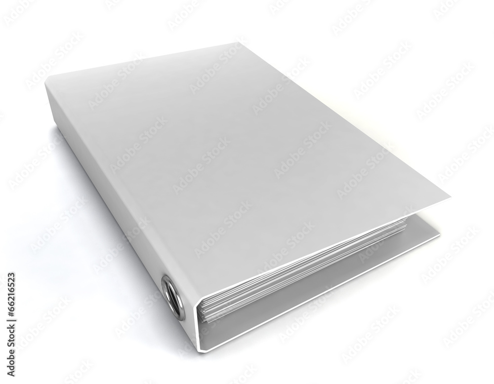 White binder Stock Illustration | Adobe Stock
