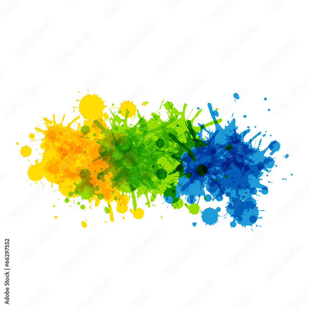 Grunge background with Brazilian flag colors Stock Vector | Adobe Stock