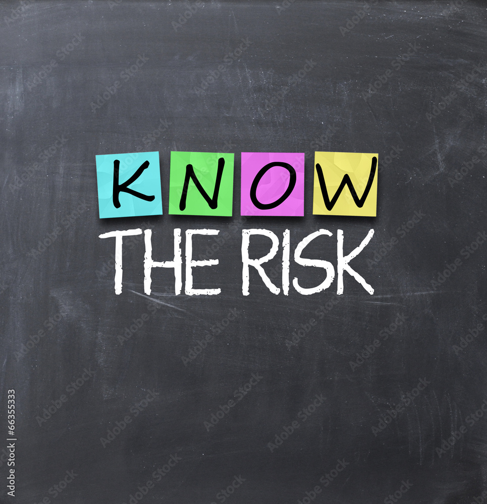 Know the risk concept Stock Photo | Adobe Stock