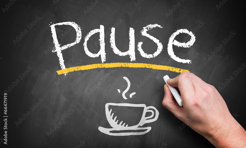 Pause Stock Foto Adobe Stock