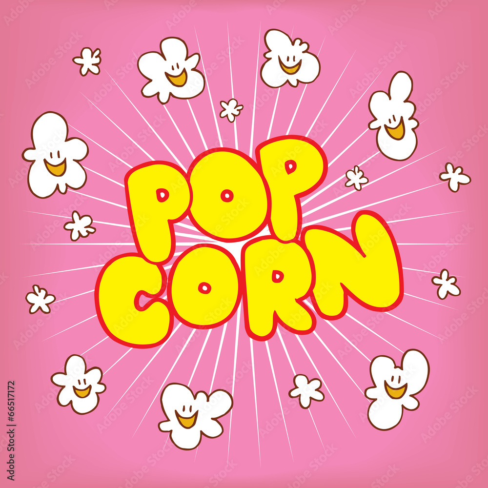 Popcorn Stock Vector | Adobe Stock
