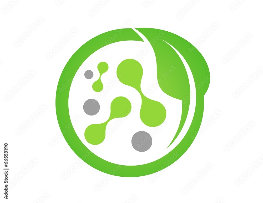logo hygiene,nature leaf business symbol,science icon Stock Vector ...