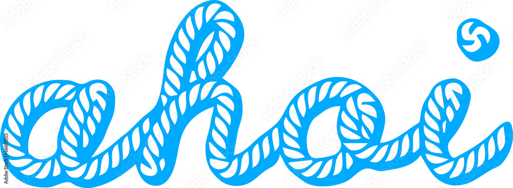 Ahoi, Segeln, Segler, Seefahrt, Seil Stock Vector | Adobe Stock