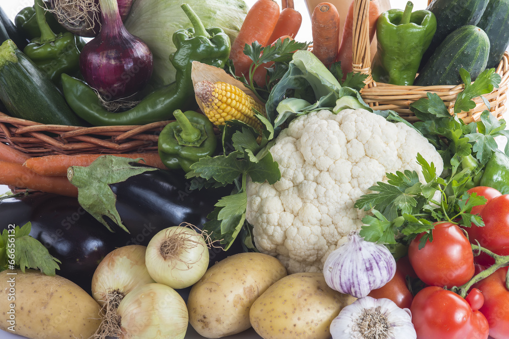 Textura de las verduras frescas y hortalizas Stock Photo | Adobe Stock