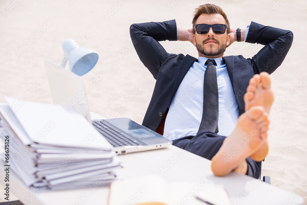 Taking time to relax. Stock Photo | Adobe Stock