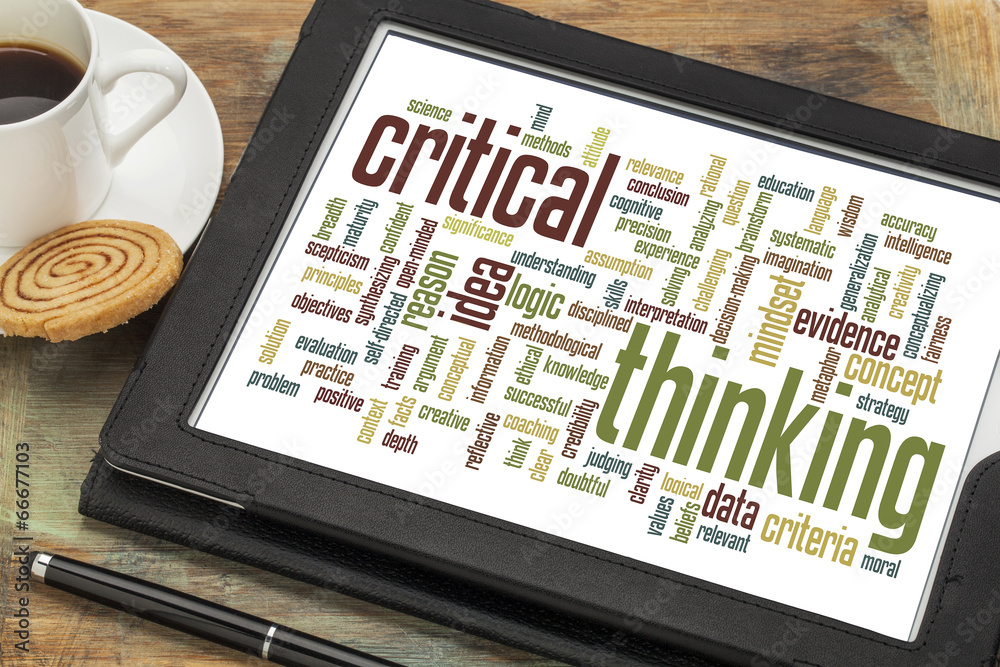 critical thinking word cloud Stock Photo | Adobe Stock